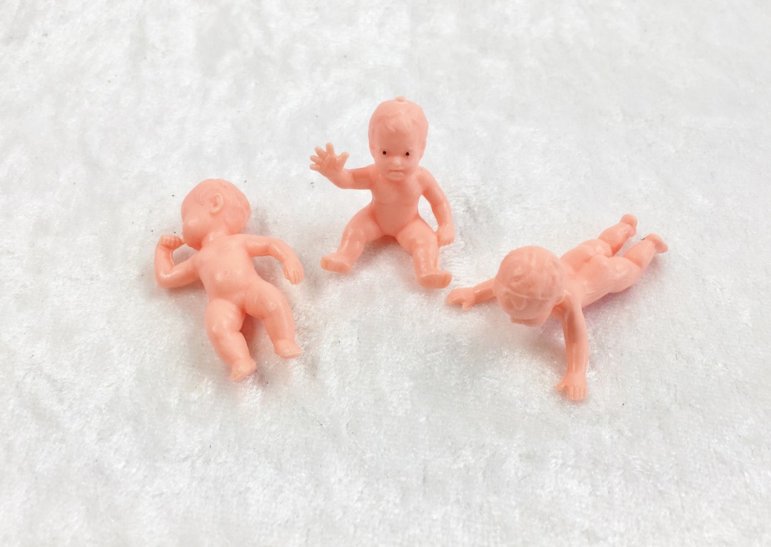 Miniature Plastic Baby 5 Cm - Crawls, Sits, Sleeps for Doll's House - Etsy