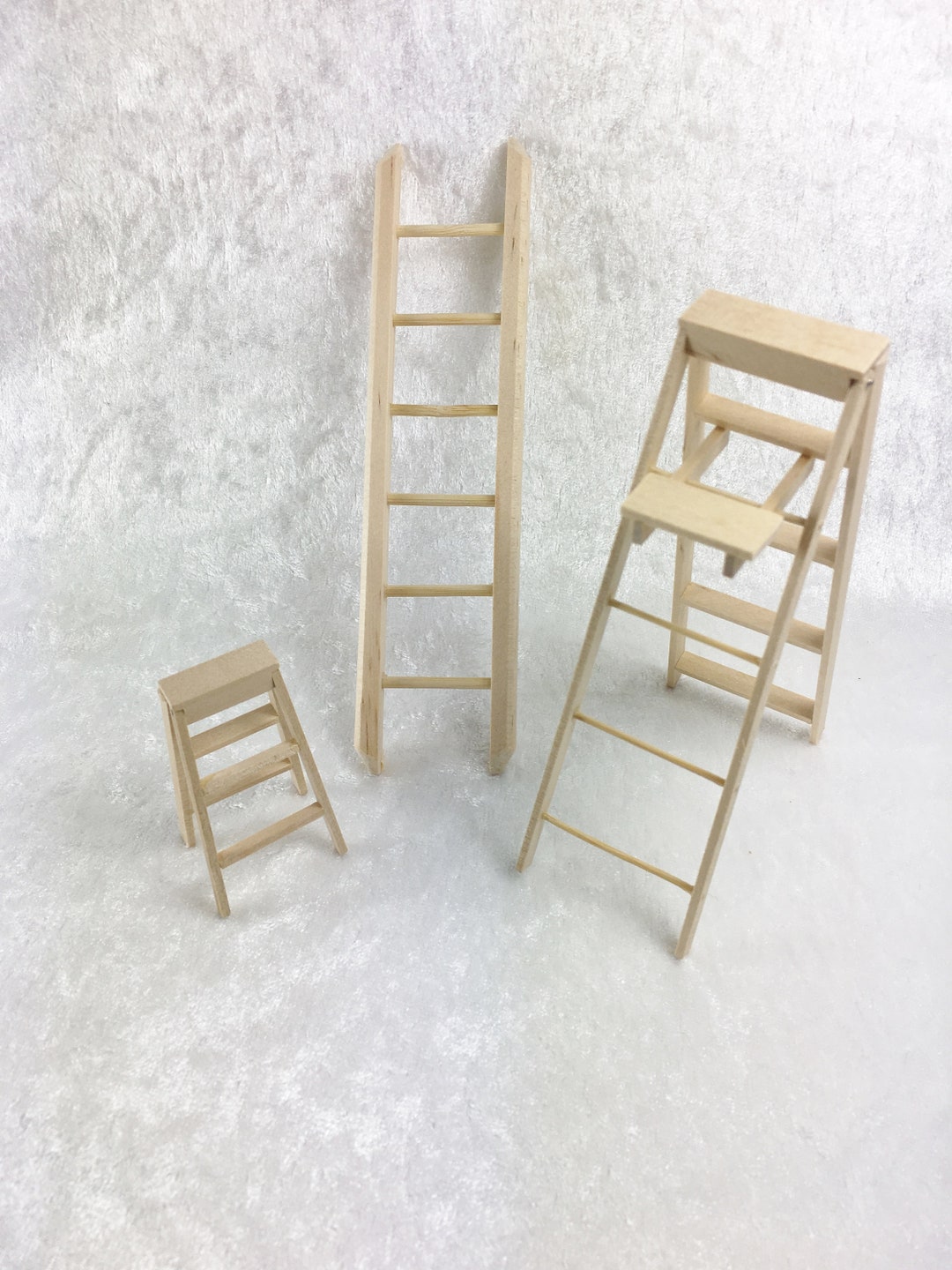 Small Ladder, Ladder With Footboard, Wooden Ladder Painter Ladder, Goat ...