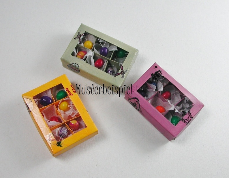 Box Craft Set, Template for a Box to Make Yourself, for the Dollhouse ...