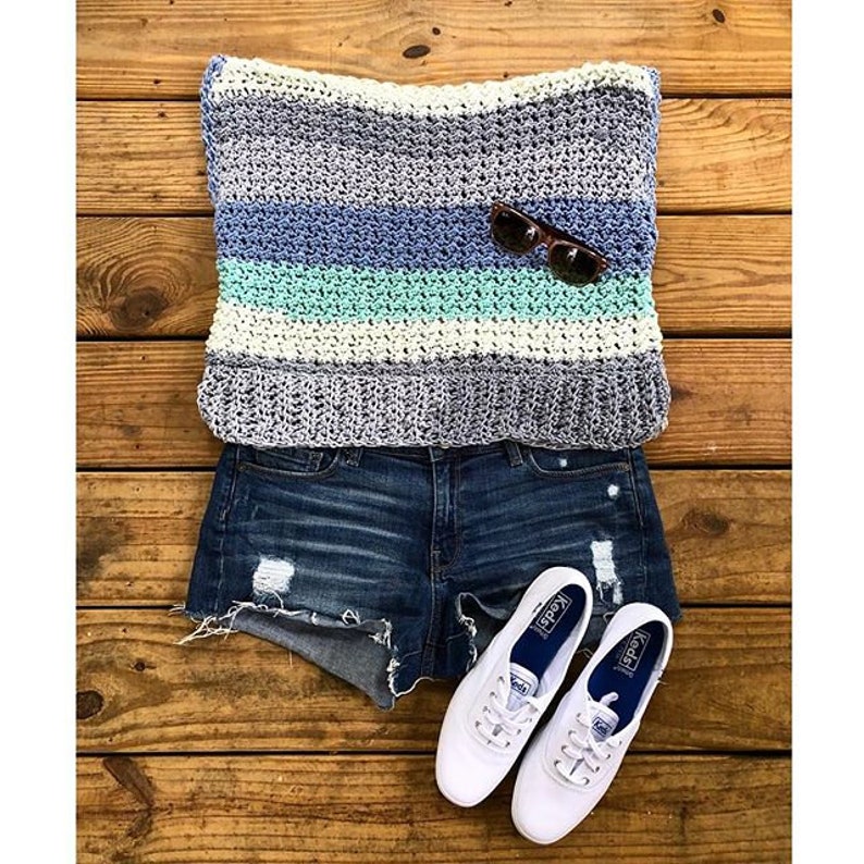 Weekender Summer Sweater Crochet Pattern Instant Download - Etsy
