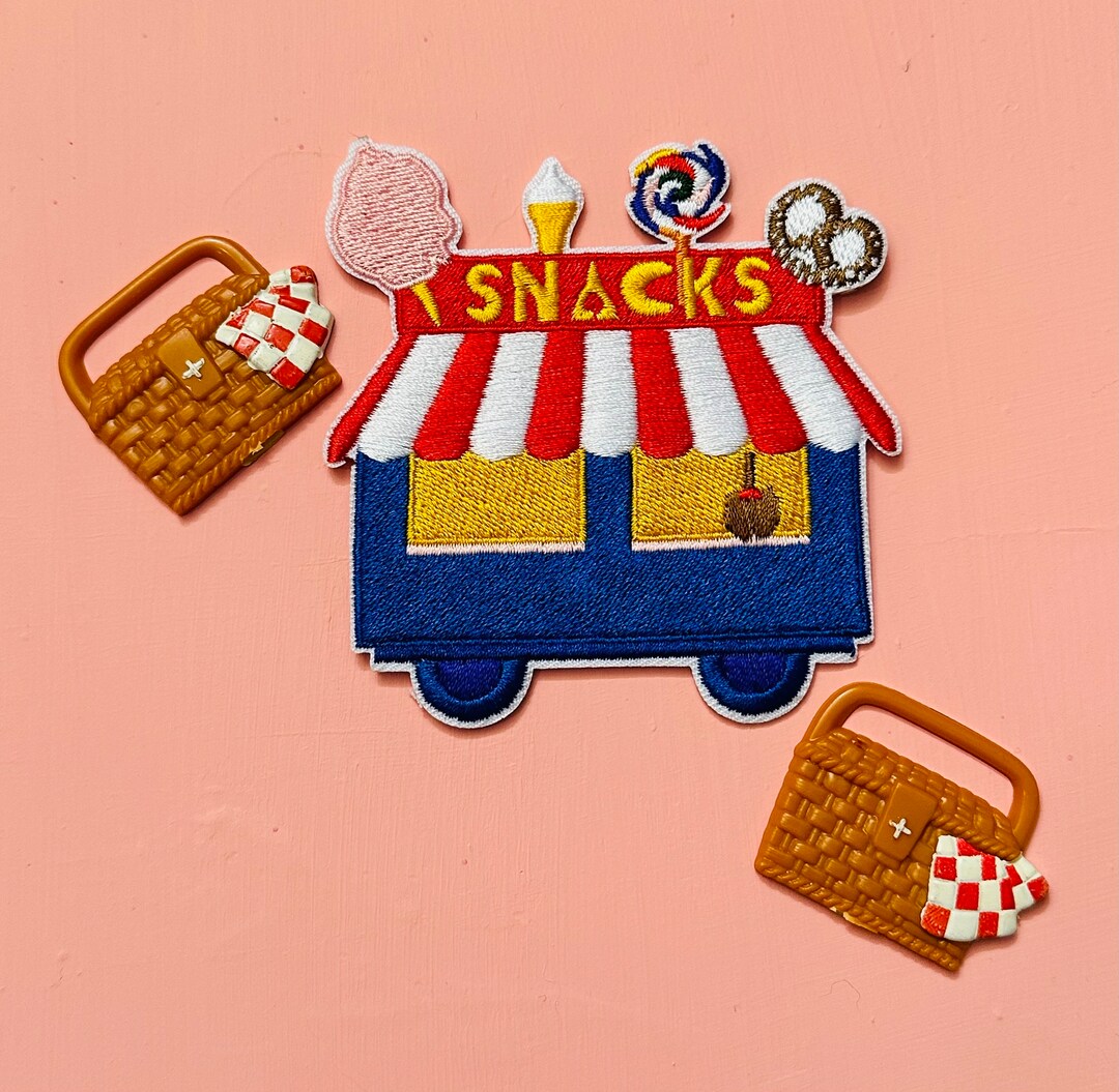 Snack Cart Fan Club Embroidered Patch - Etsy