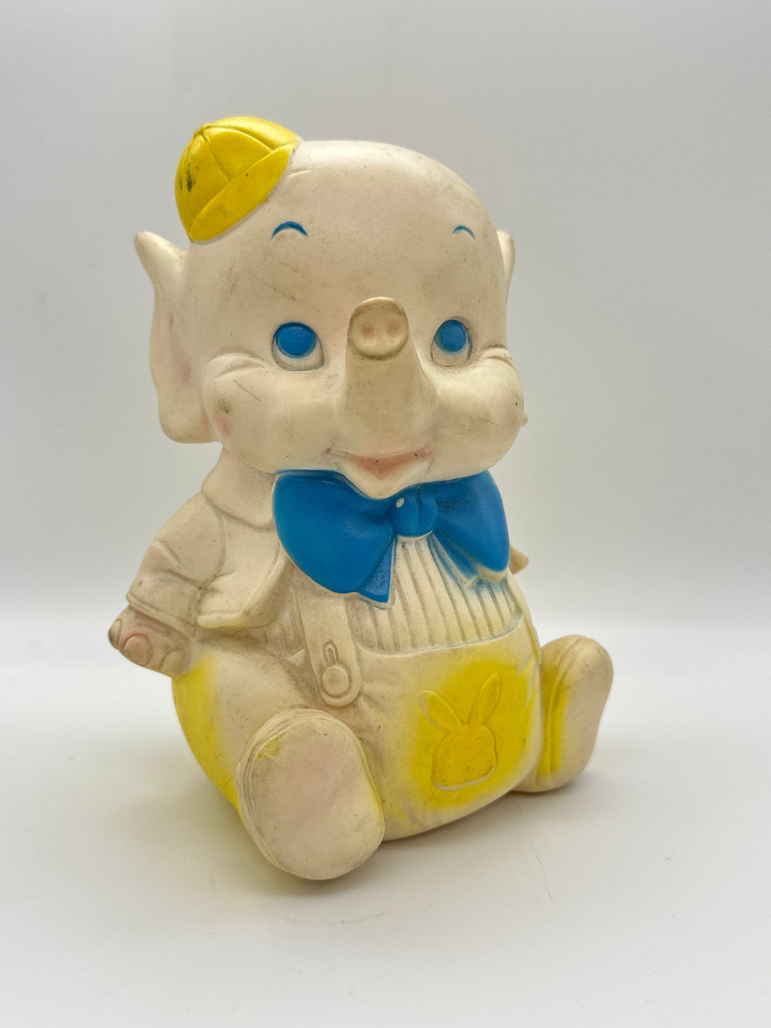 Vintage Rubber Elephant Toy Edward Mobley the Biggies - Etsy