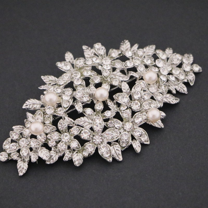 Silver Brooch Pin - Etsy