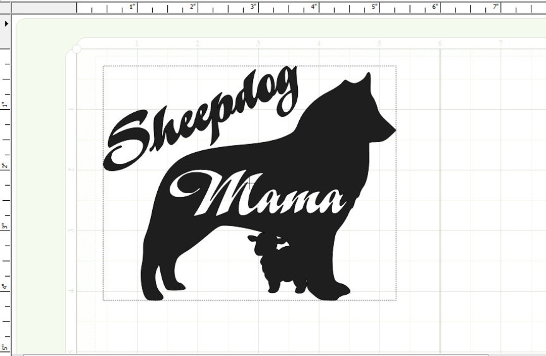 Sheepdog Mama Decal - Etsy