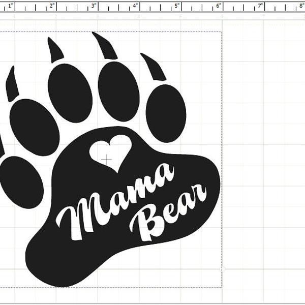 Bear Paw Decal - Etsy