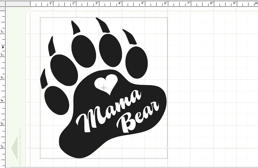 Mama Bear Paw Decal - Etsy
