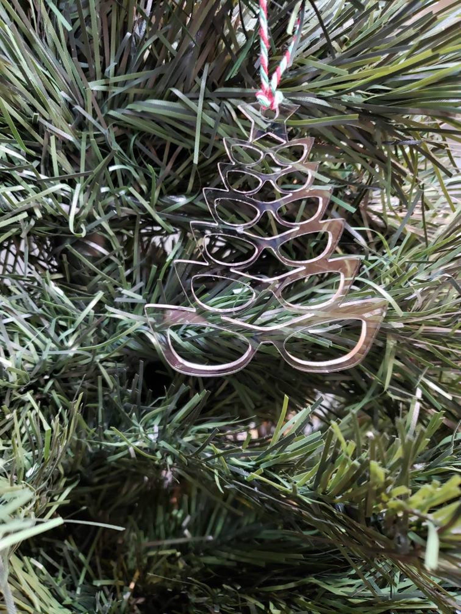 Eyeglass Christmas Tree Ornament - Etsy