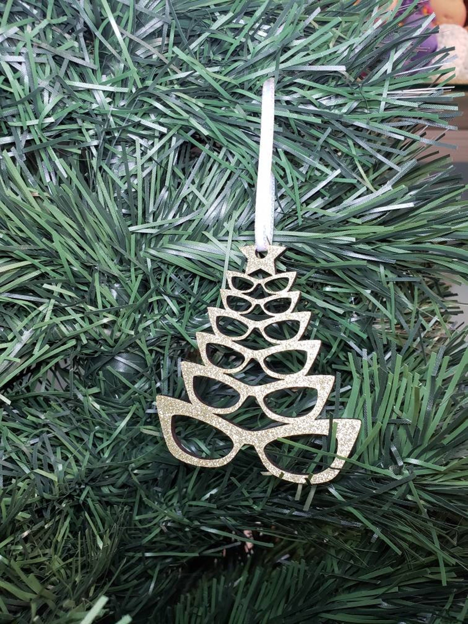 Eyeglass Christmas Tree Ornament - Etsy