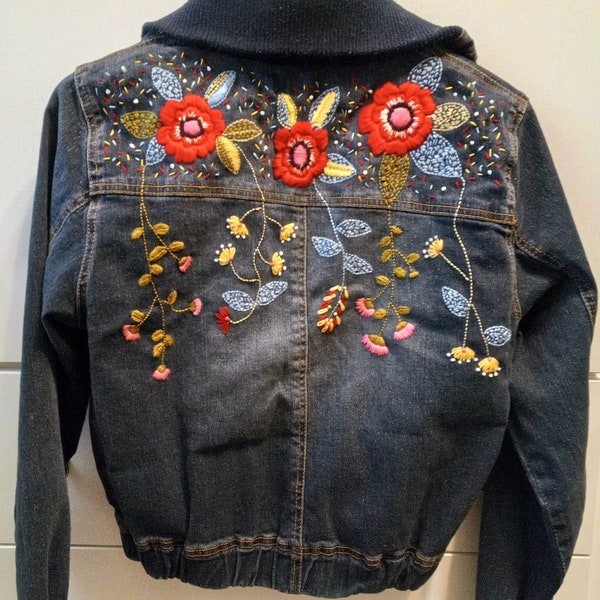 Embroidered Jacket - Etsy