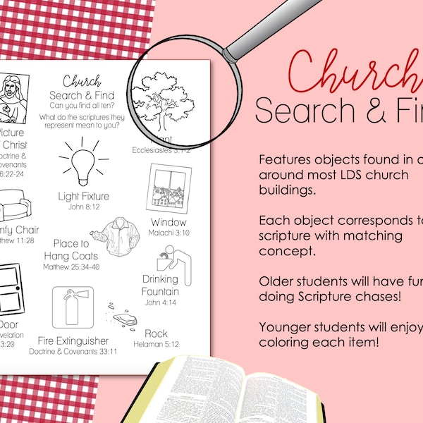 Lds Scavenger Hunt - Etsy