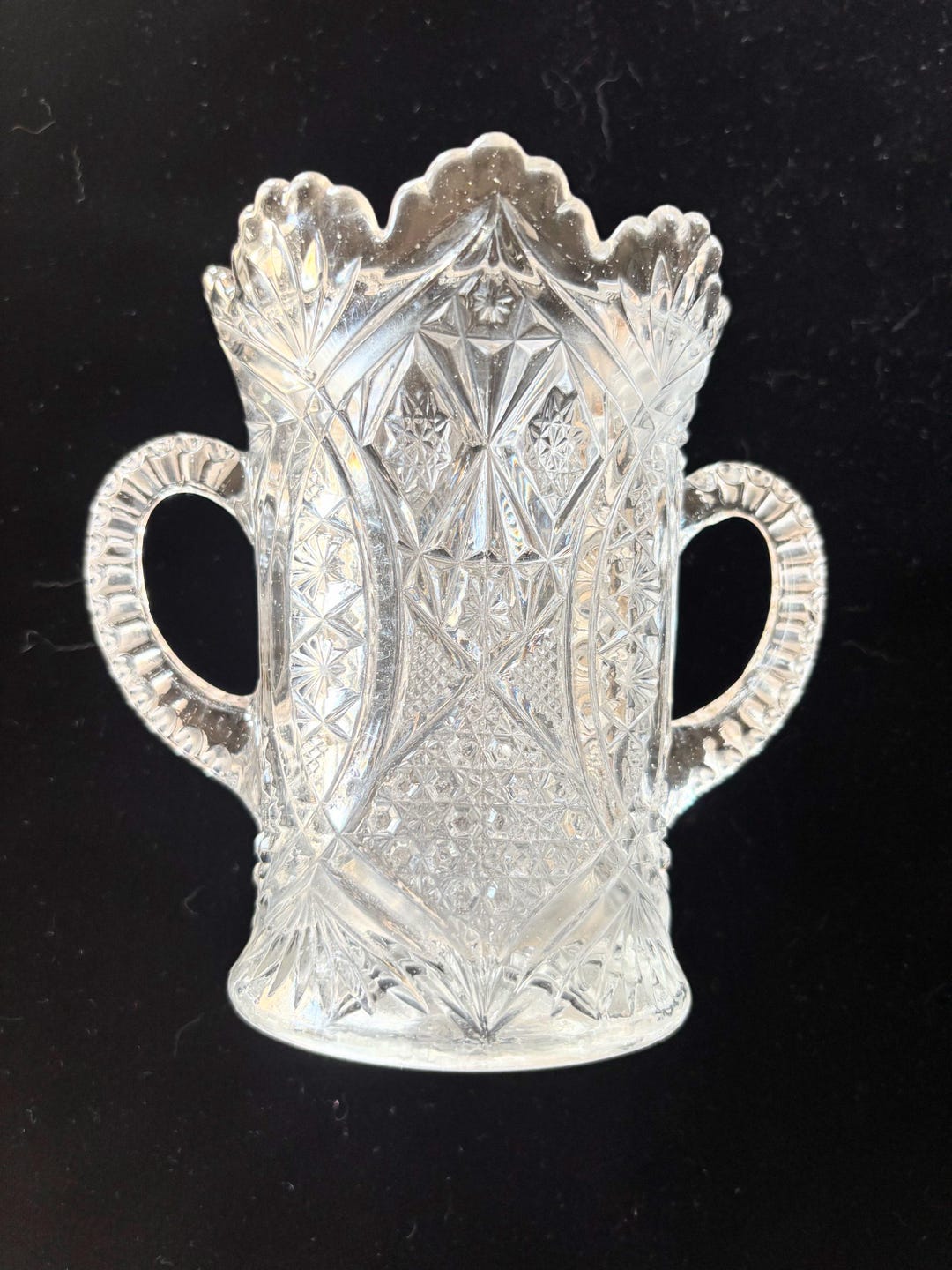 Antique Celery Glass Victorian Pattern Glass John Higbee - Etsy