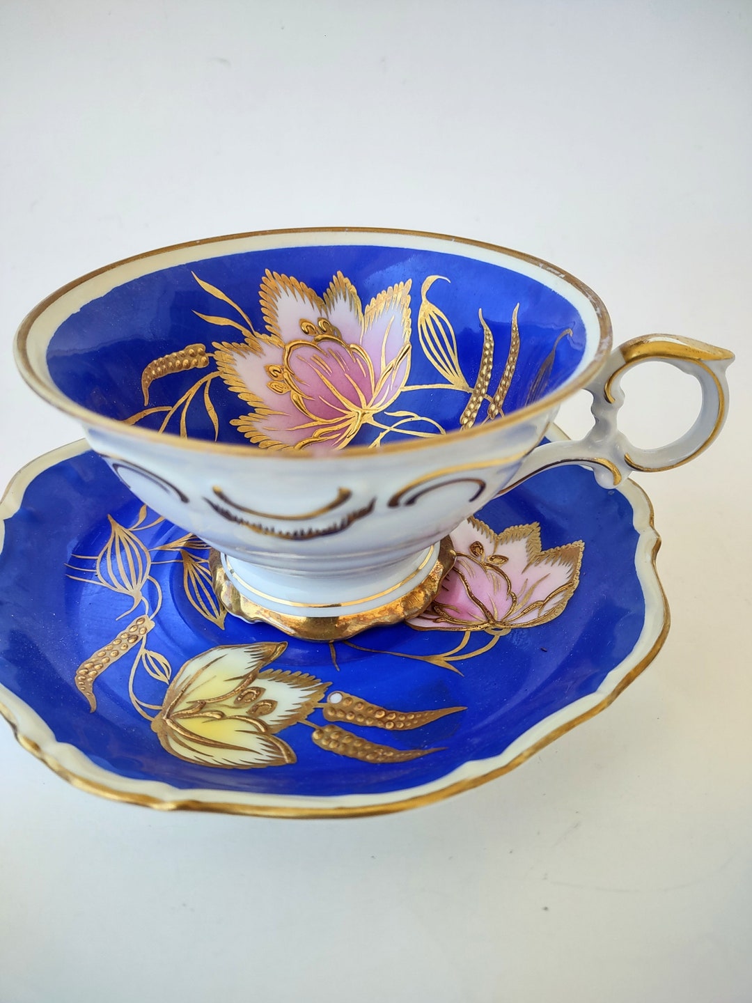 Cup and Saucer Set Teacup Austria China Dinnerware - Etsy