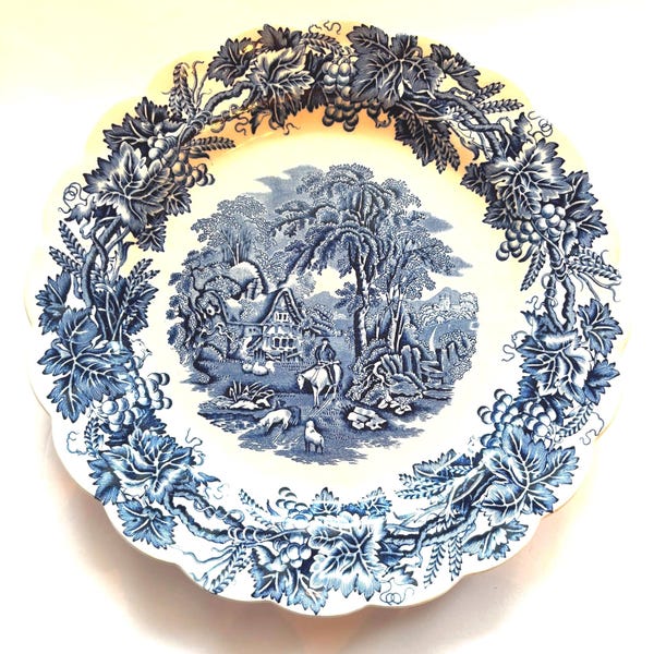 Blue Transferware - Etsy