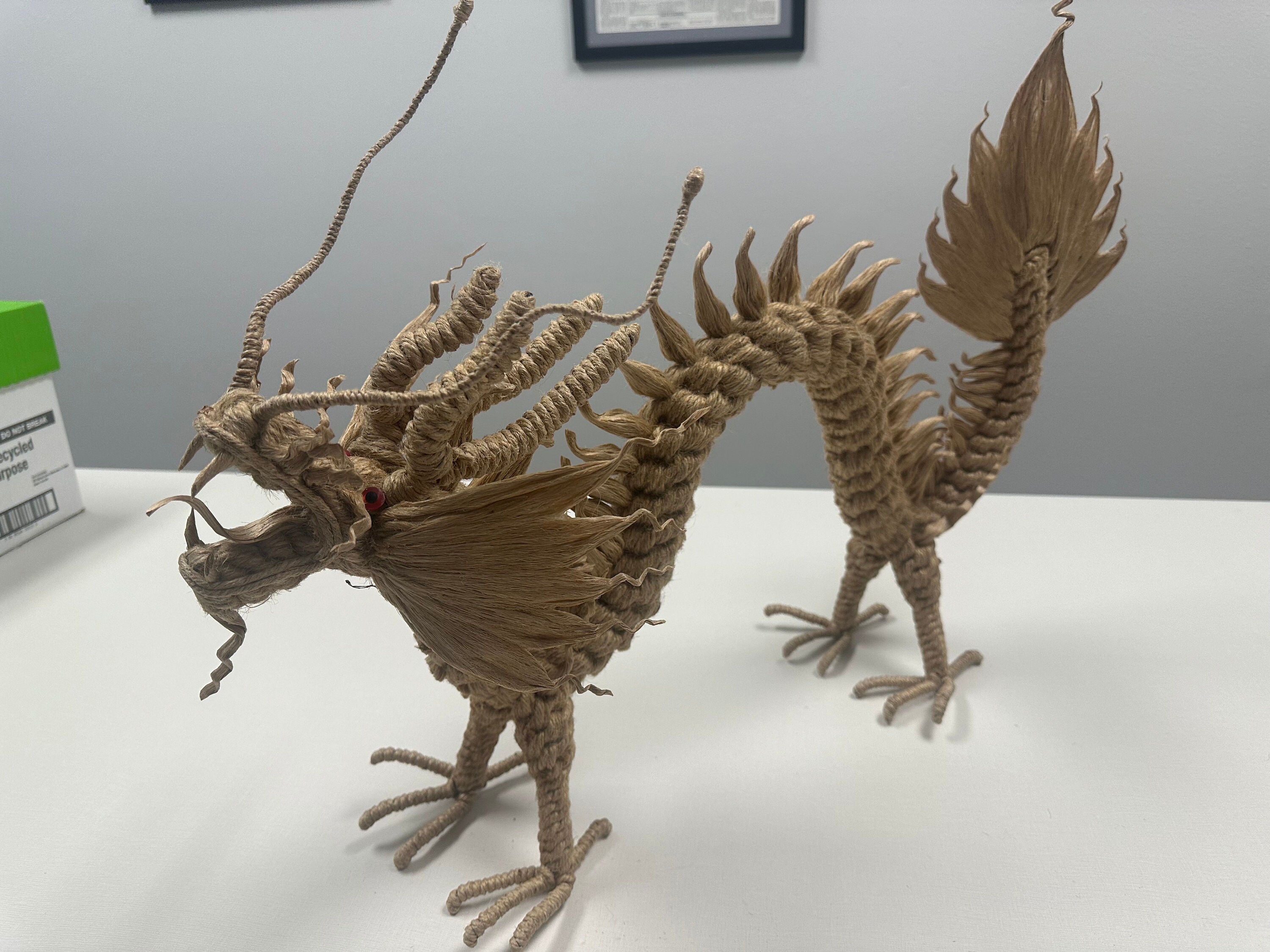 Macramé Dragon Sculpture extraextra Large - Etsy