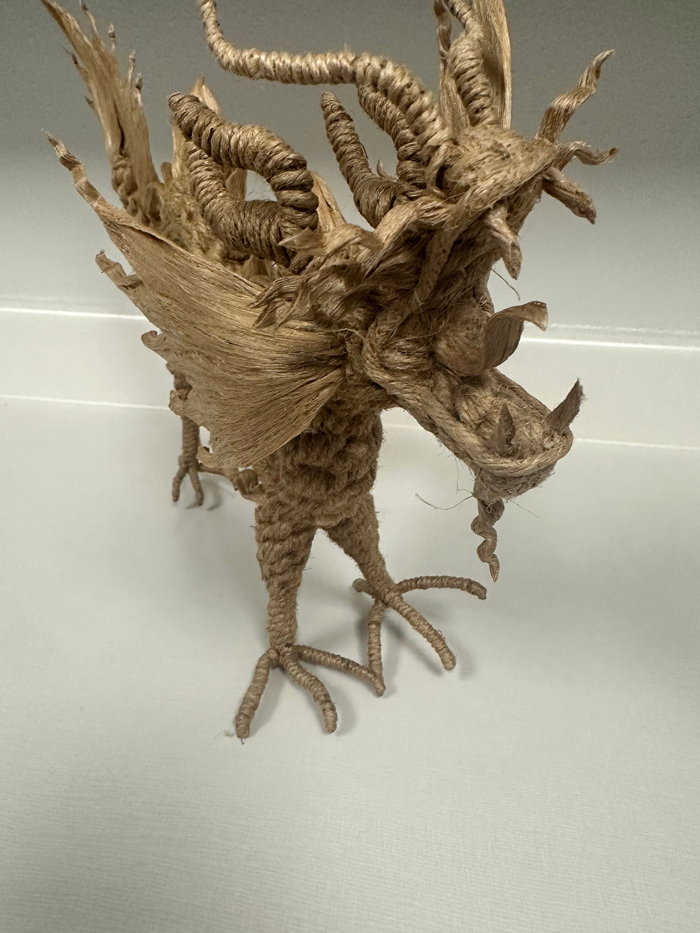 Escultura de dragón macramé extra grande - Etsy España