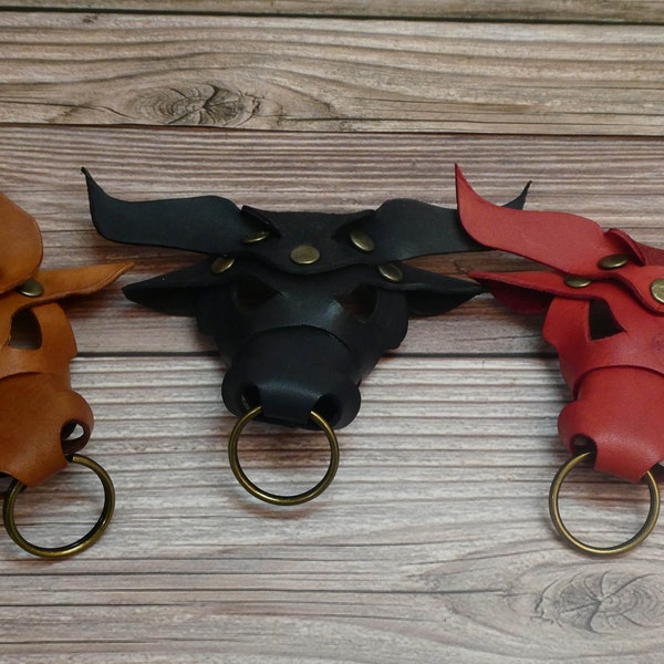 Bull Keychain - Etsy