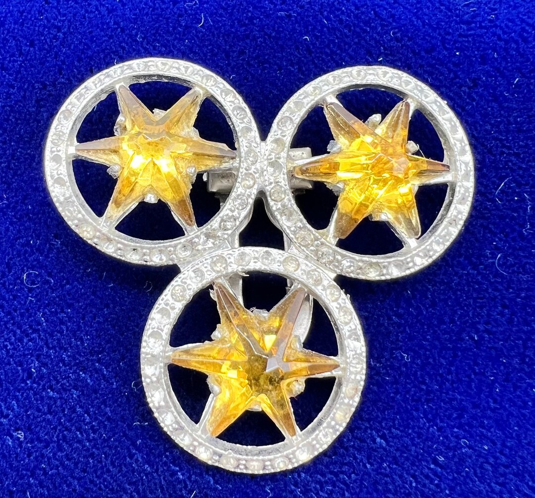 WMCA Star Dress Clip Tri Pattern - Etsy