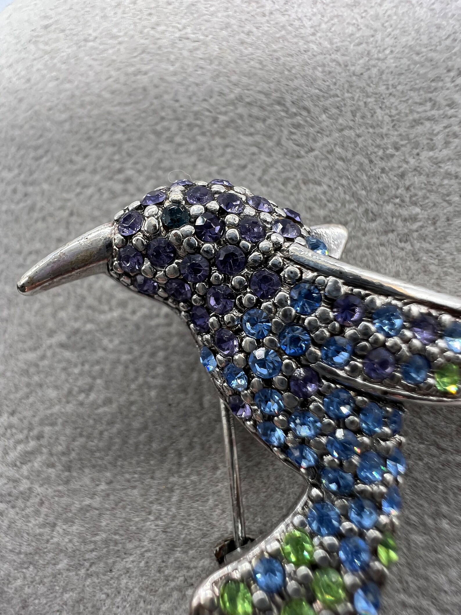 Vintage Monet Hummingbird Brooch Petite Bird Pin - Etsy
