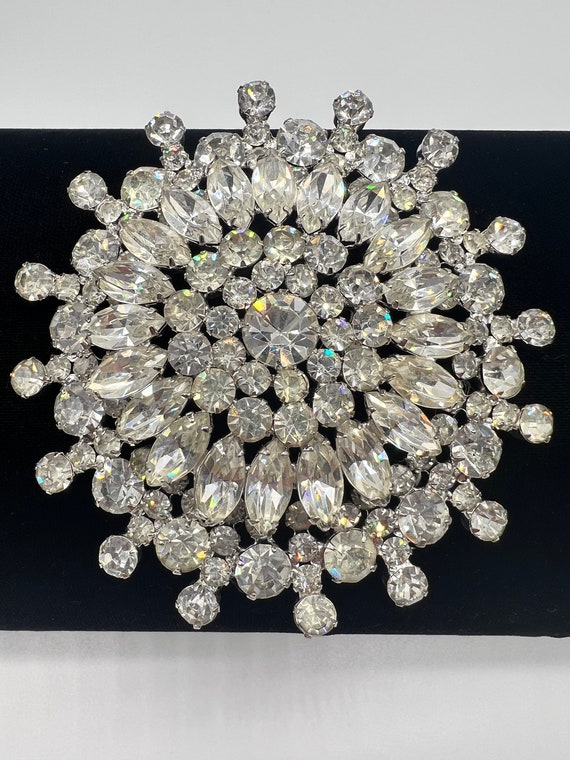 huge vintage rhinestone - Gem