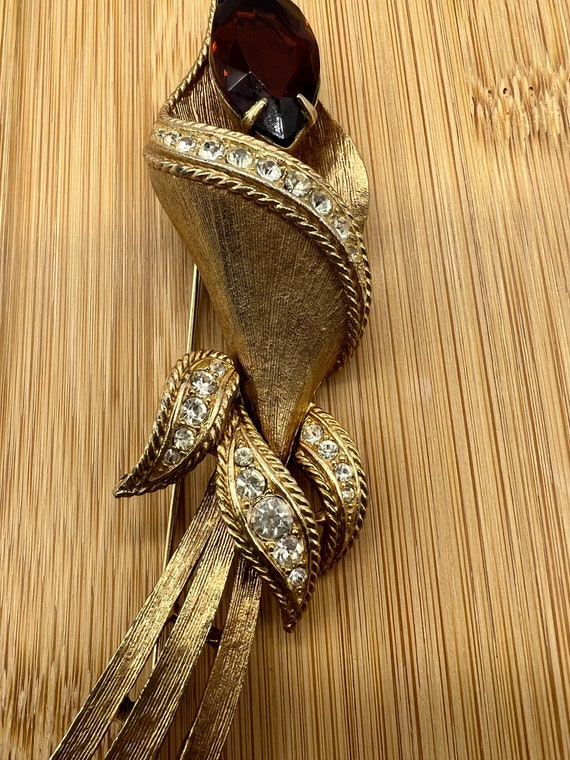 Sarah Coventry Calla Lily Brooch - Gem