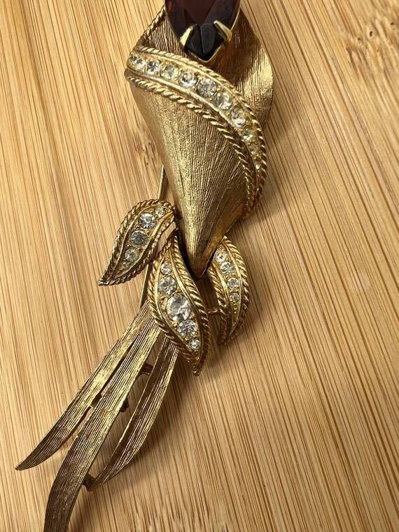 Sarah Coventry Calla Lily Brooch - Gem