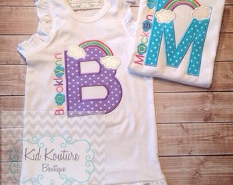 Initial shirt | Etsy