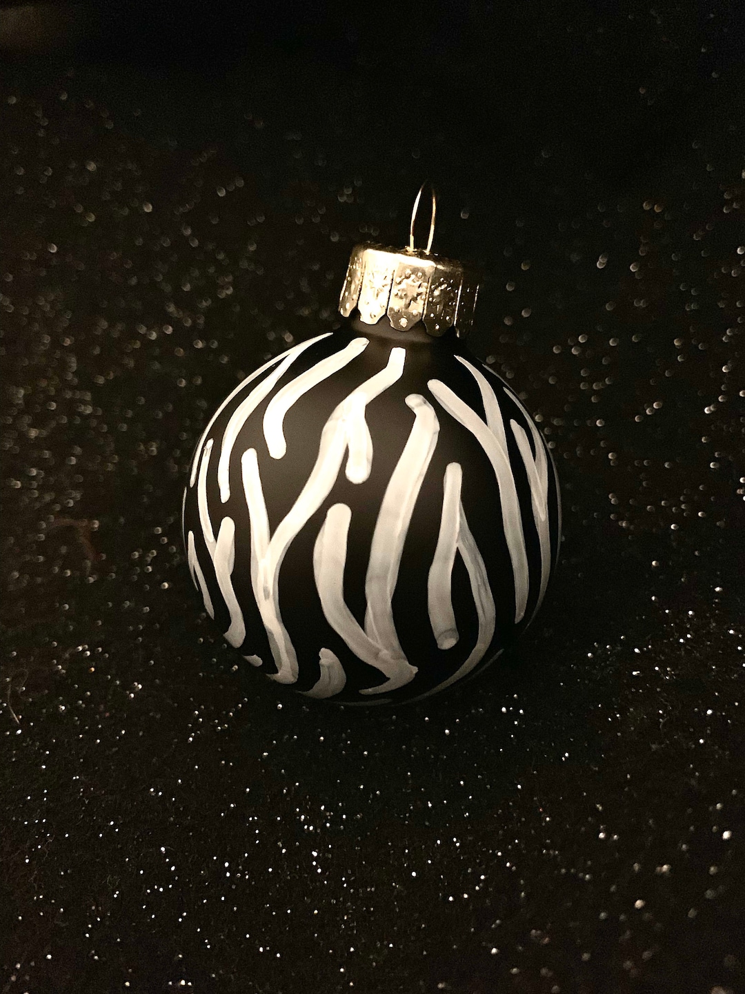 Mini Zebra Ornament - Etsy