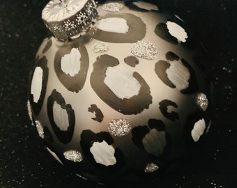 Ornament Leopard Christmas Ornaments Set of 3 - Etsy