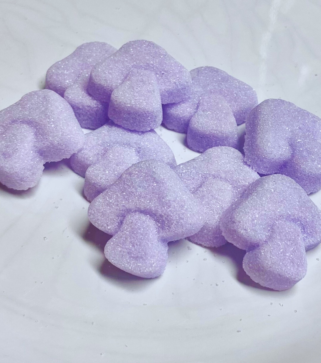 Purple Sugar Mushroom Cubes: Tea Party Cocktail Favors - Etsy