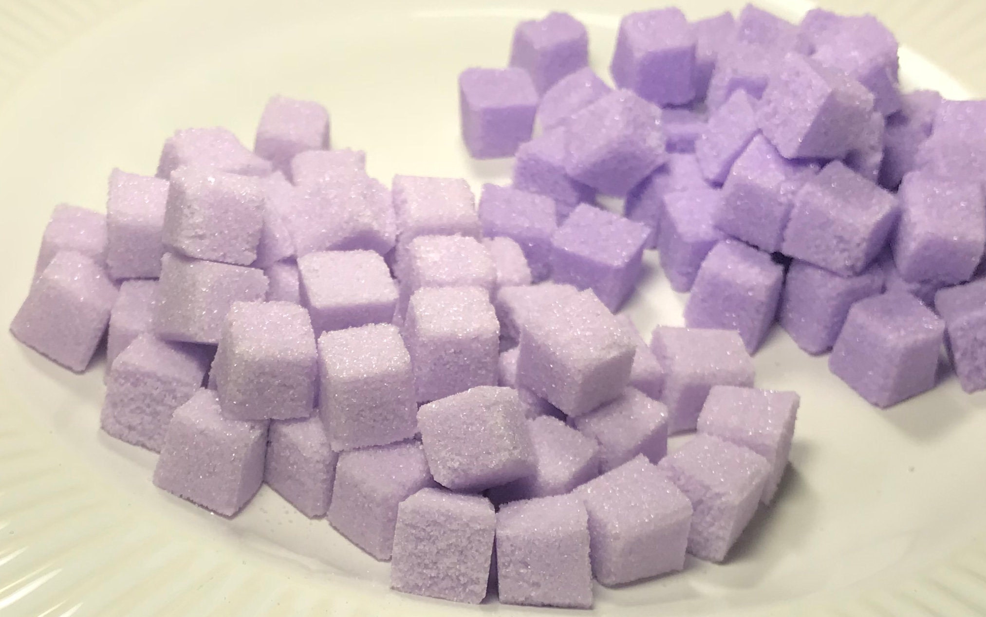 Lavender COLORED Sugar Cubes Tea Parties Champagne Toasts - Etsy