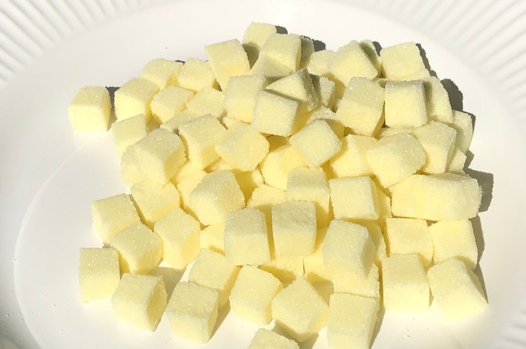 Yellow COLORED Sugar Cubes Tea Parties Champagne Toasts Tea - Etsy
