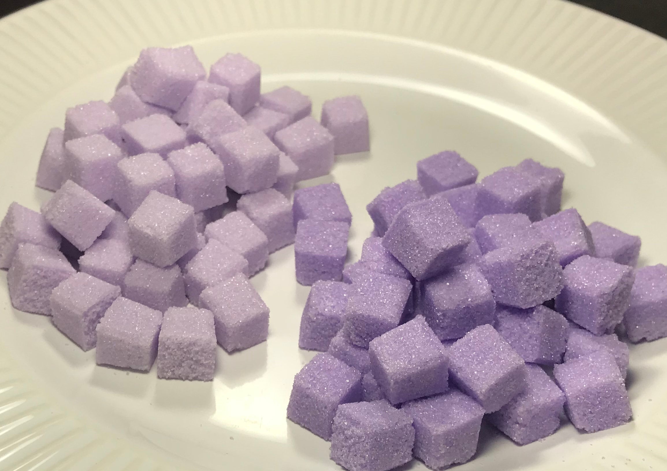 Lavender COLORED Sugar Cubes Tea Parties Champagne Toasts - Etsy