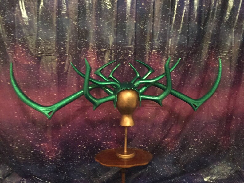 Hela Headdress Full Sized Green Version Thor Ragnarok - Etsy Canada