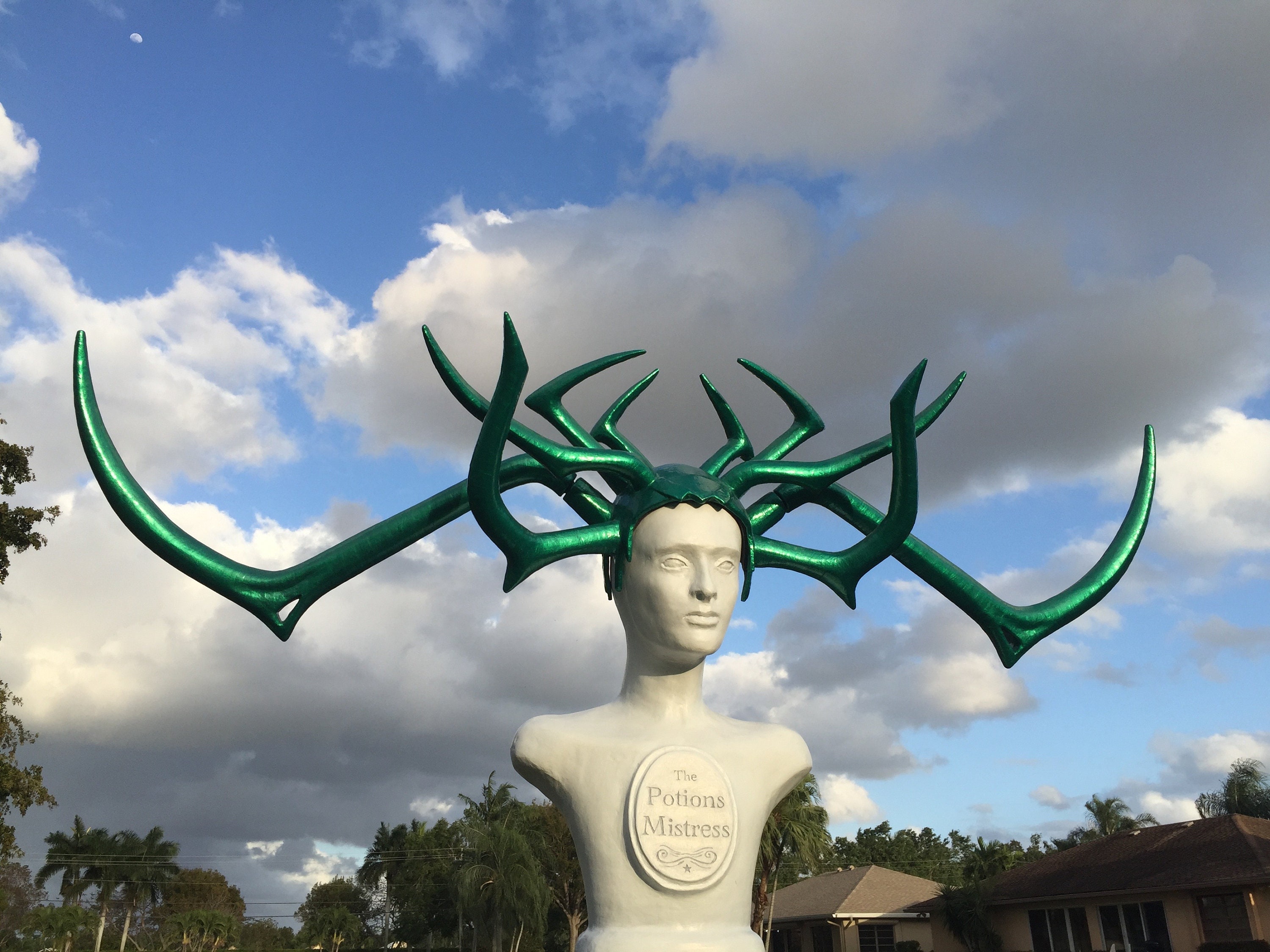 Hela Headdress Full Sized Green Version Thor Ragnarok - Etsy Canada