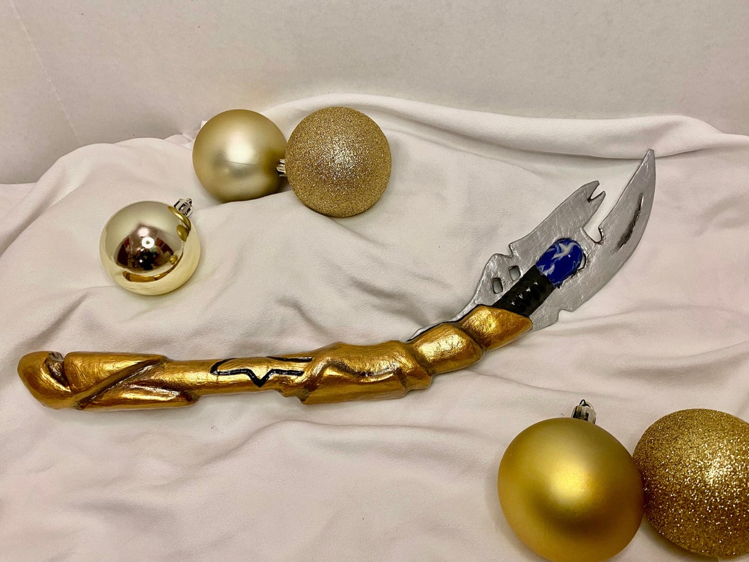Mini Loki Scepter Aged Gold in Stock Ready to Ship - Etsy