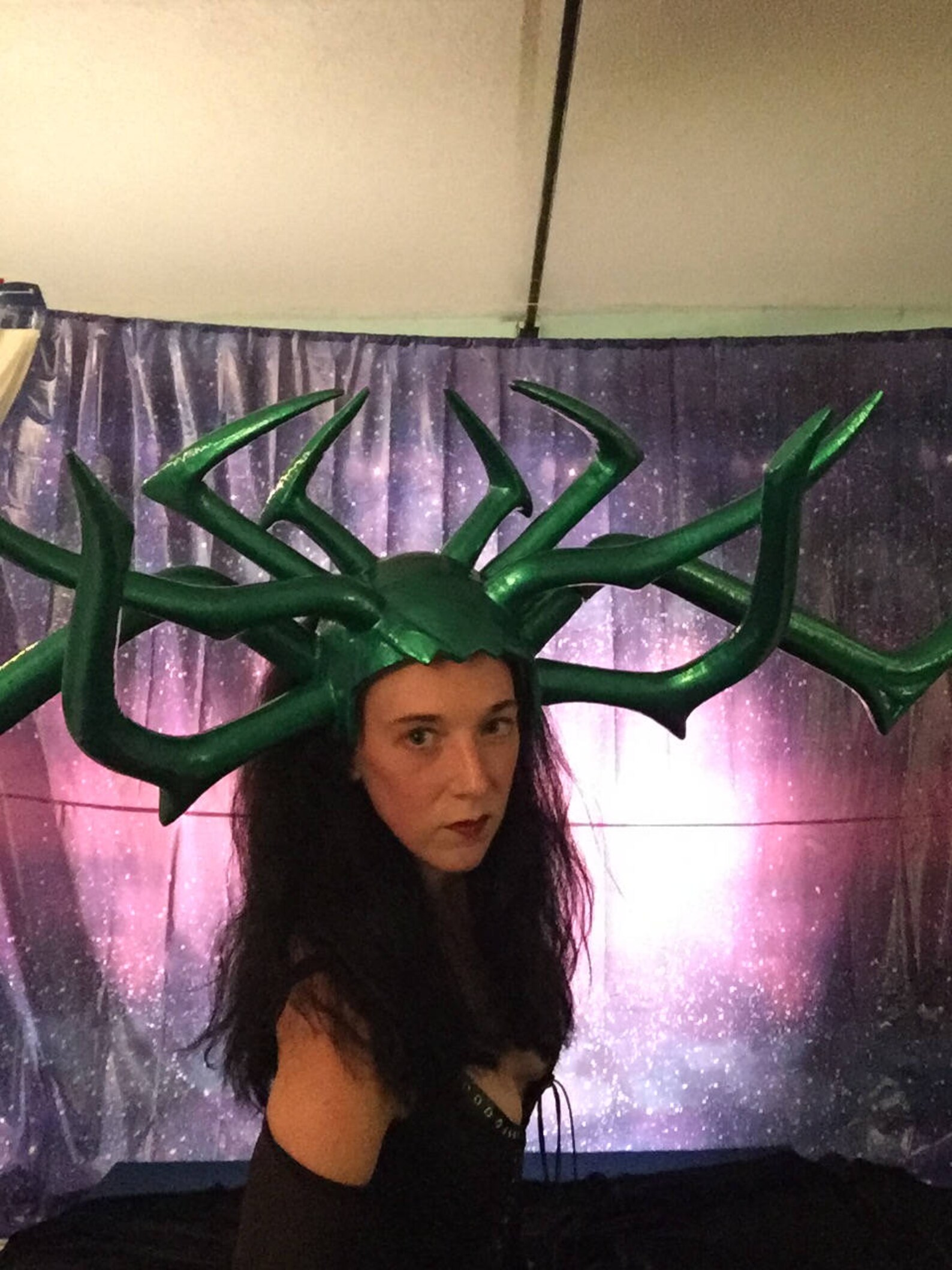 Hela Headdress Full Sized Green Version Thor Ragnarok - Etsy Canada
