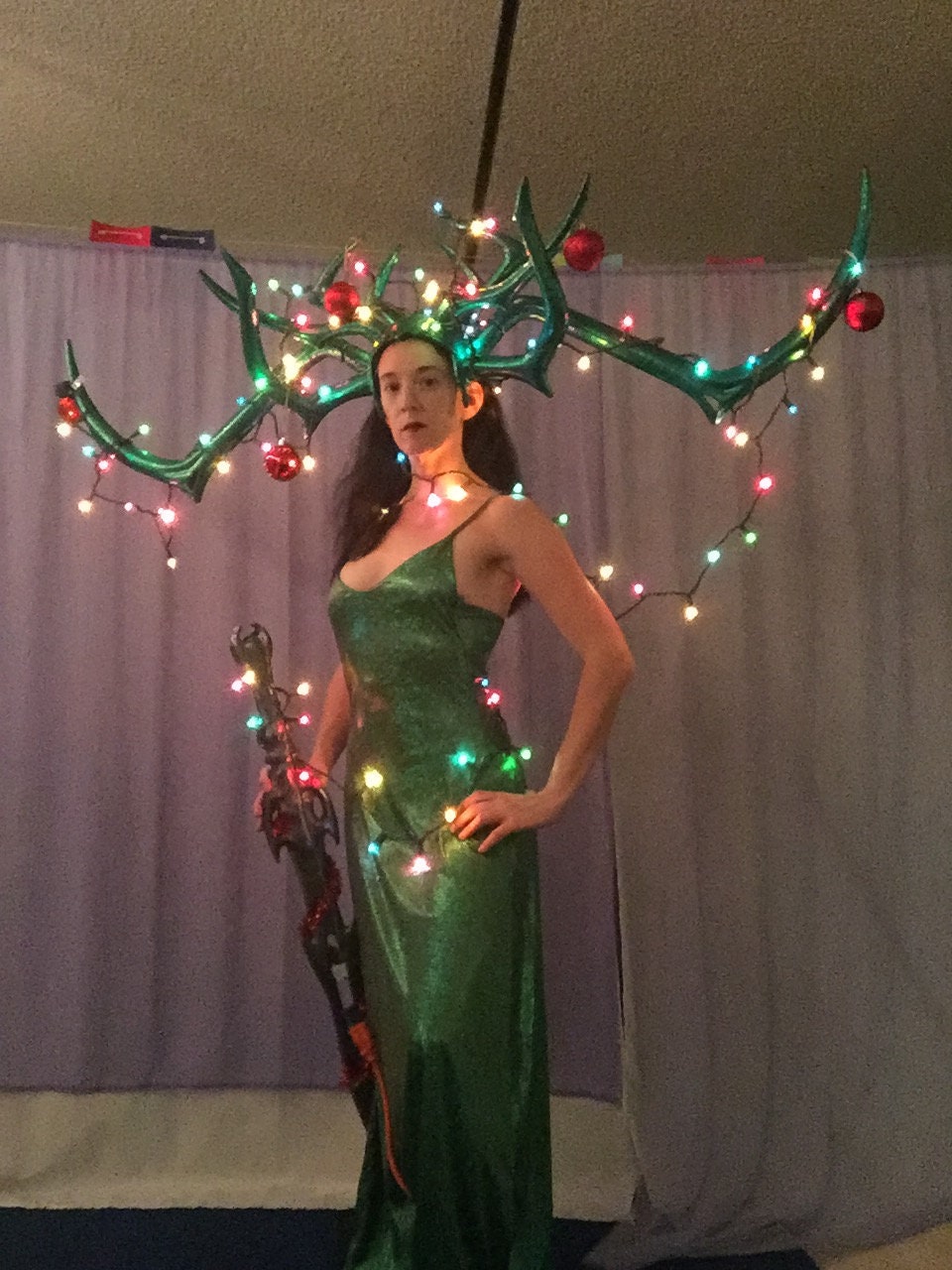 Hela Headdress Full Sized Green Version Thor Ragnarok - Etsy Canada