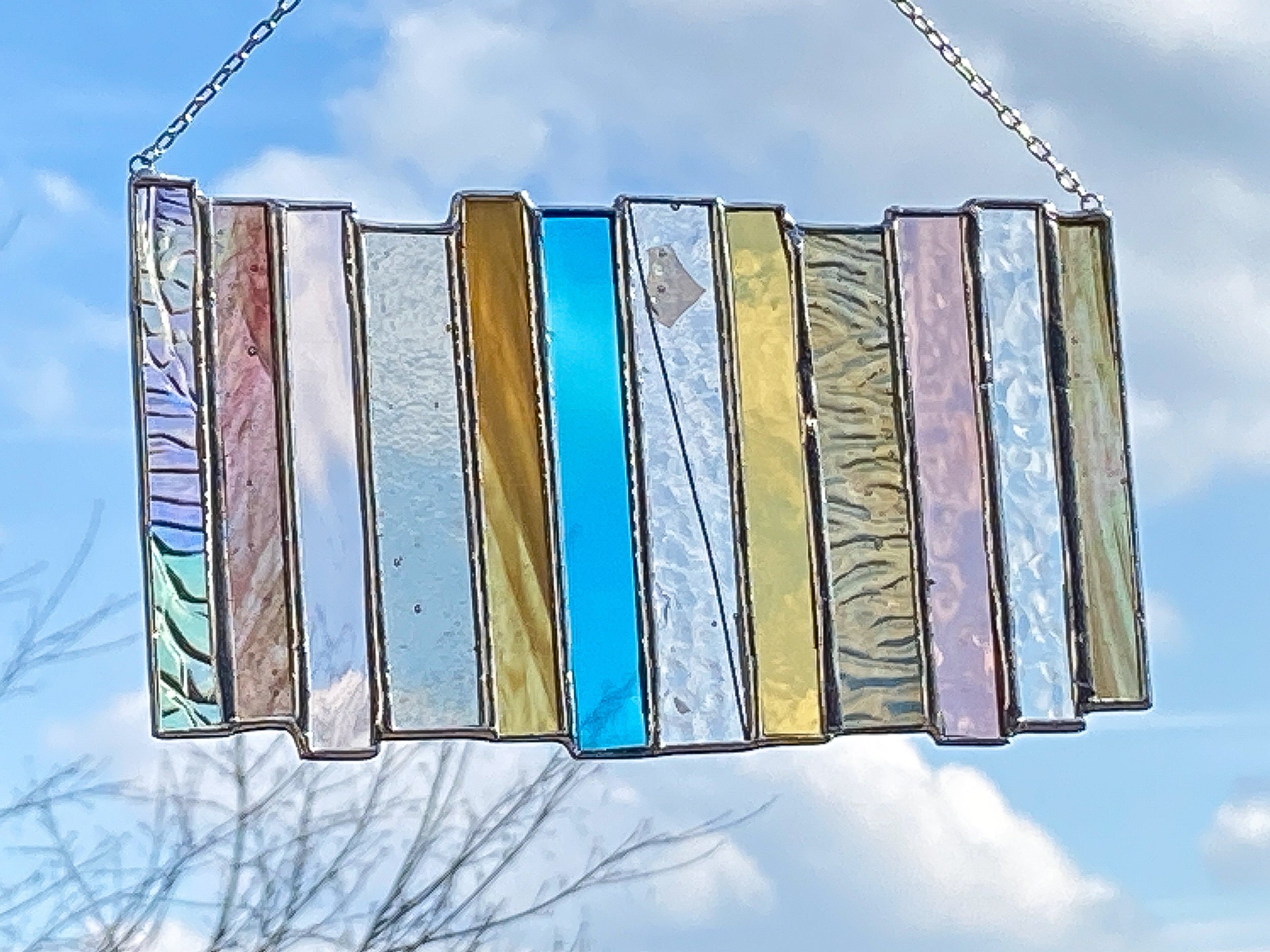 Stacked Stripe • Suncatcher • Panel