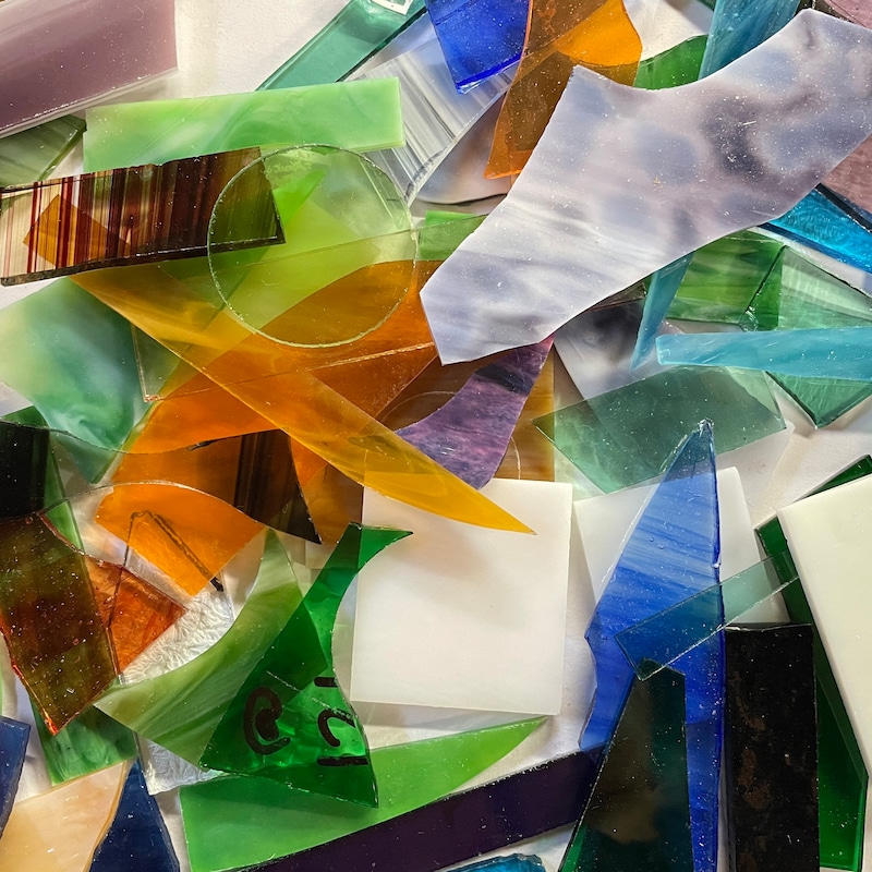 Stained Glass Scraps - Etsy