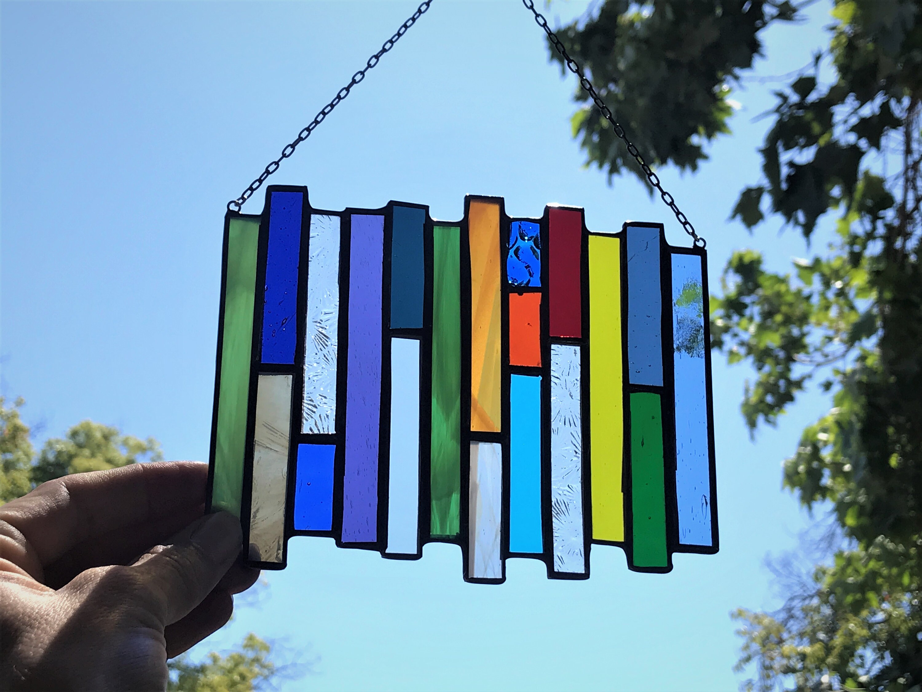 Stacked Stripe • Suncatcher • Panel