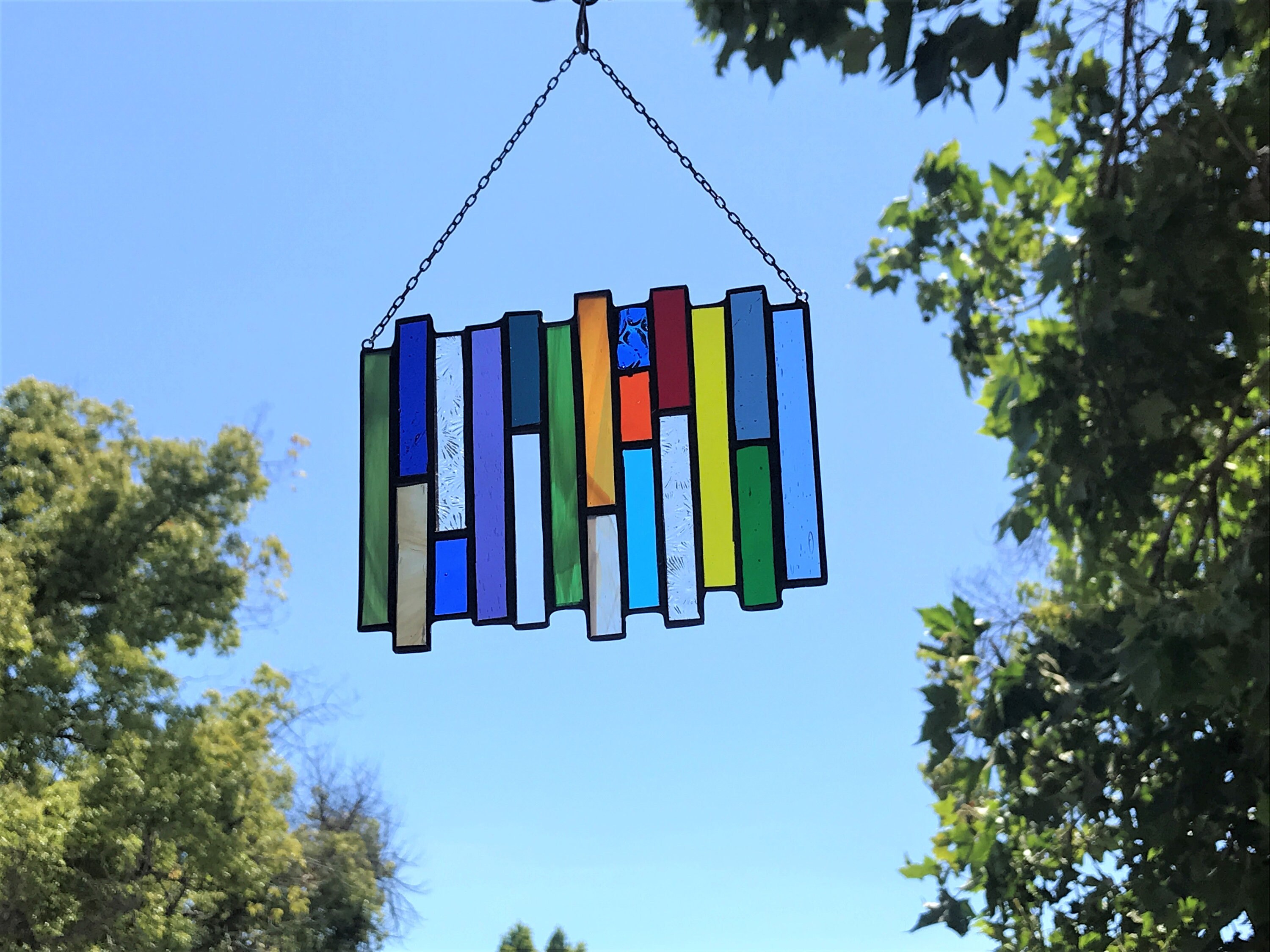 Stacked Stripe • Suncatcher • Panel