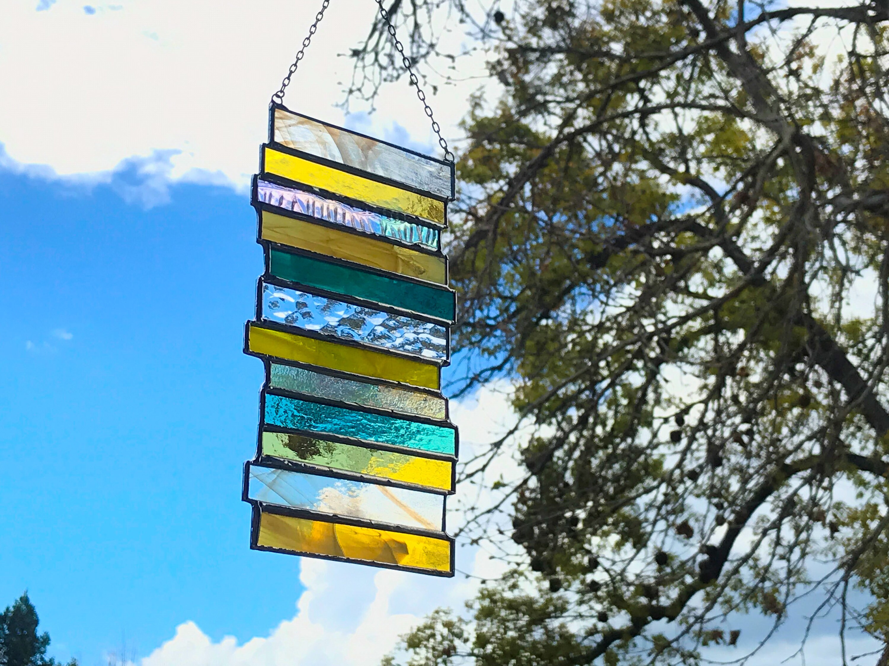 Stacked Stripe • Suncatcher • Panel
