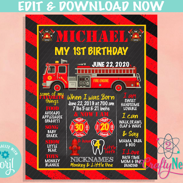 Firefighter Sign - Etsy