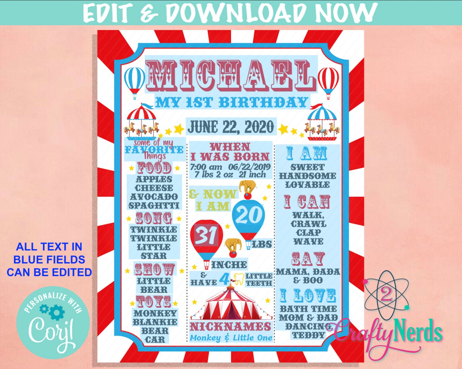 Tent Carnival Circus Birthday Sign Circus Birthday Board - Etsy
