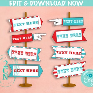 Carnival Circus Arrow Sign, Circus Birthday Direction Arrow Sign, Post ...
