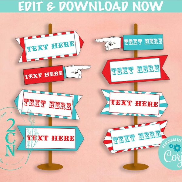 Direction Signs - Etsy