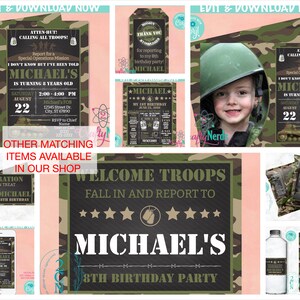 Army Birthday Chips Bag, Army Camo Party Popcorn Bag, 1oz Snack Bag ...