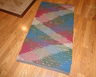 Hand Woven Rag Rug - Etsy