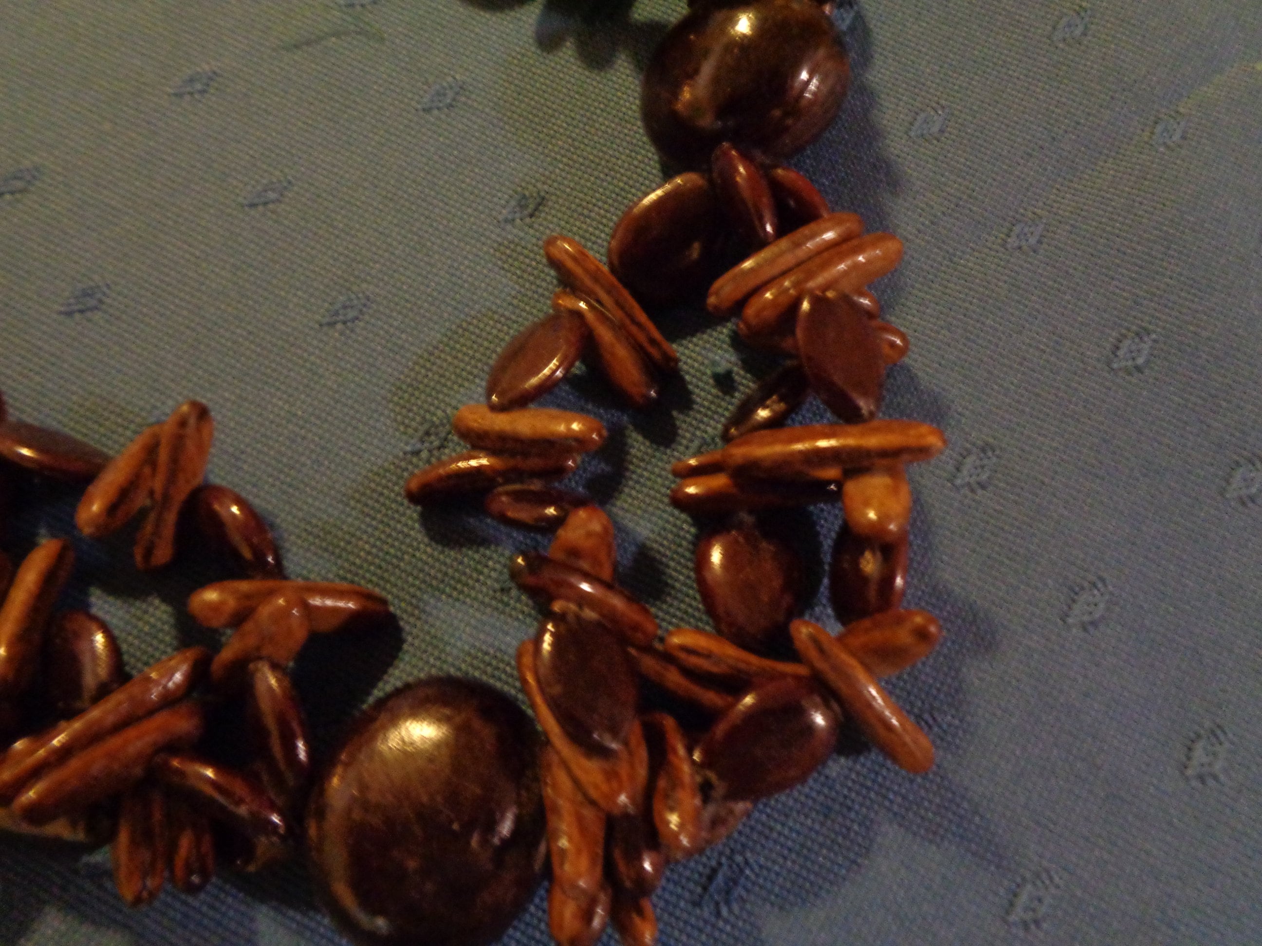Vintage Seed Necklace Made of All Natural Materials. Seeds Include ...