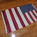 American Flag Hand Loomed Rag Rug Made of Recycled Tee Shirts. - Etsy